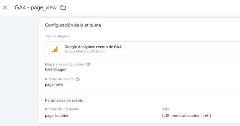 Medición de SPA con Google Analytics 4 y Google Tag Manager